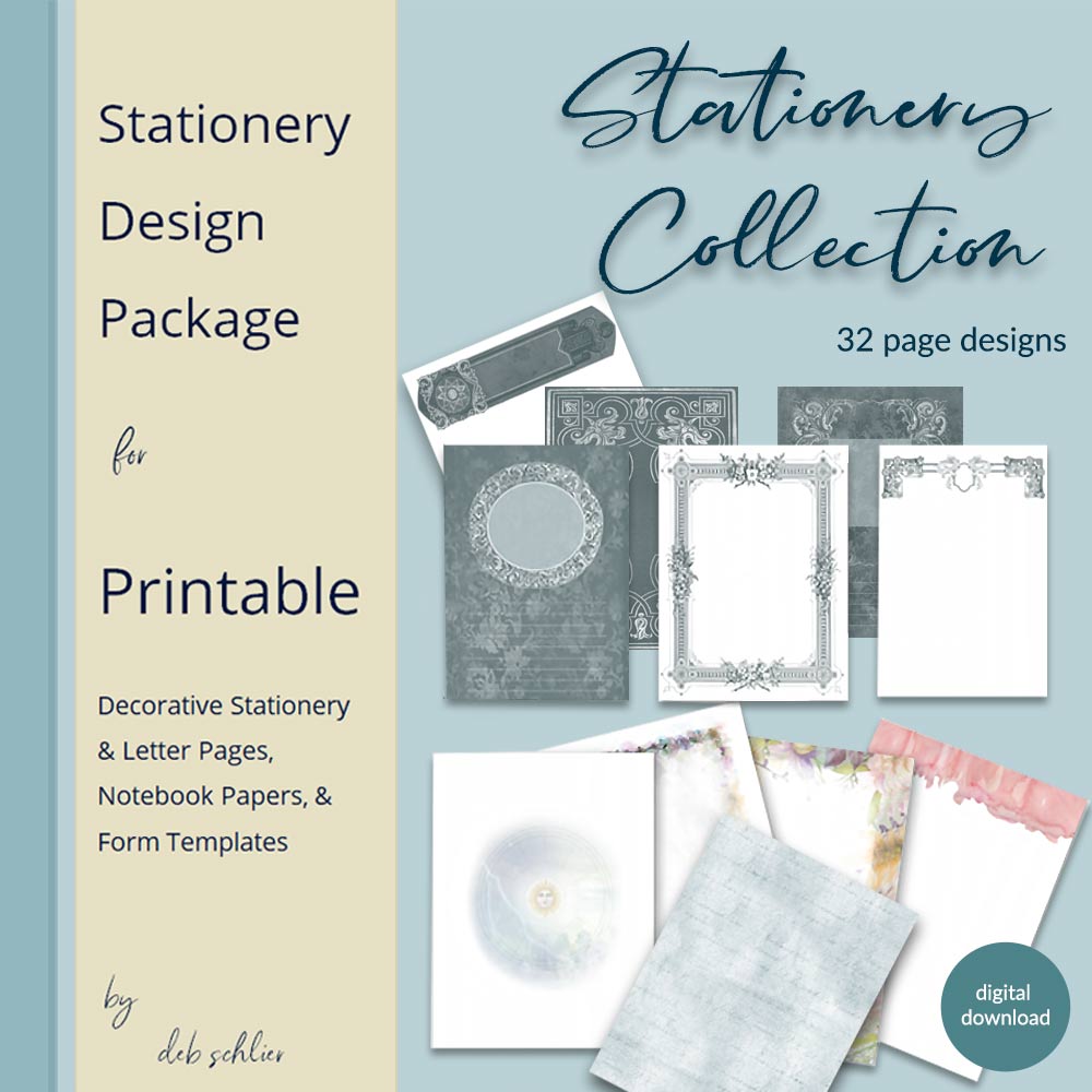 Printable Templates & Stationery – deb schlier studio