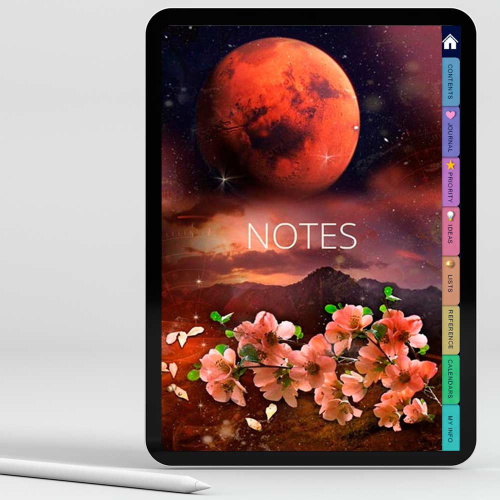 Ruled by Mars Virtual Notebook – deb schlier studio